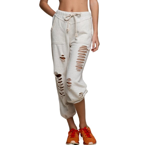 POL | Pants & Jumpsuits | Pol Boho Hippie Style Distressed Sweat ...